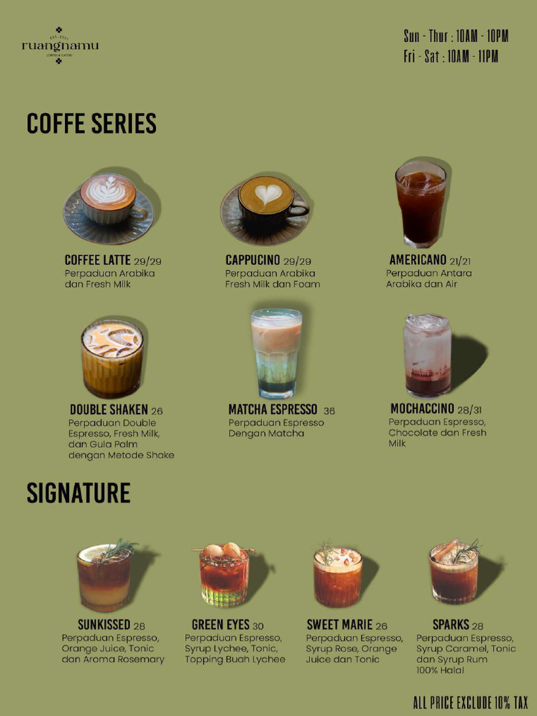 Menu Ruangnamu | PDF