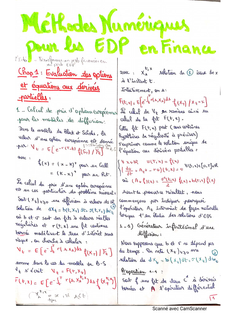 EDP Cours | PDF