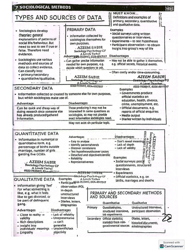 Forms of Data Sociology | PDF