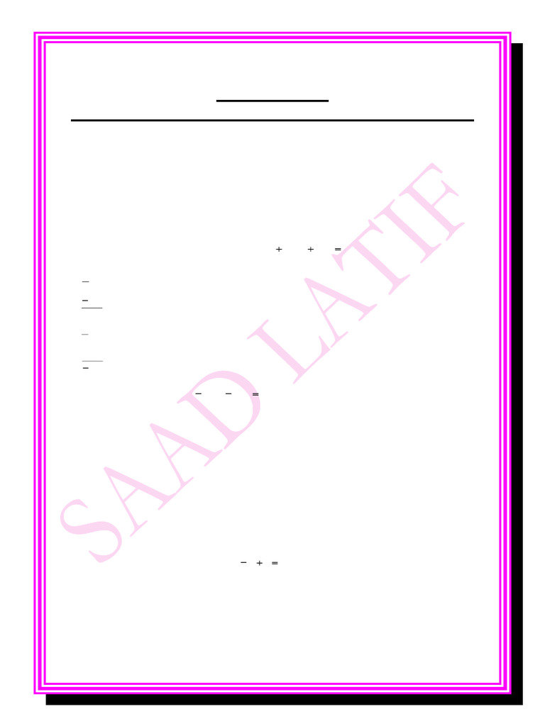 Chapter # 3 The General Equation of Straight Line-1 | PDF | Line ...