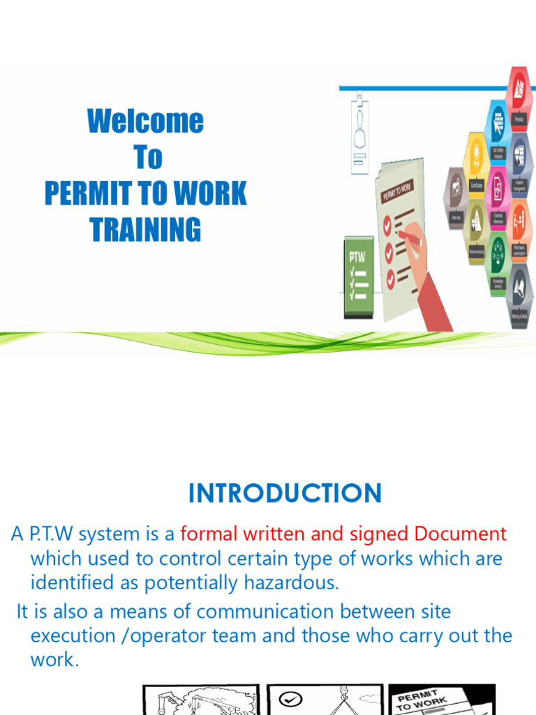 PTW | PDF | Safety | Occupational Safety And Health
