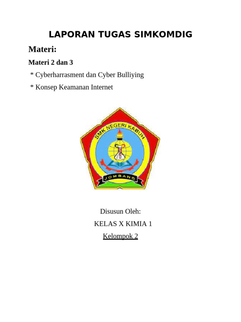 Laporan Tugas Simkomdig | PDF