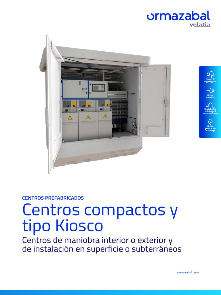 Centros Prefabricados Ormazabal | PDF | Subestacion electrica | Transformador