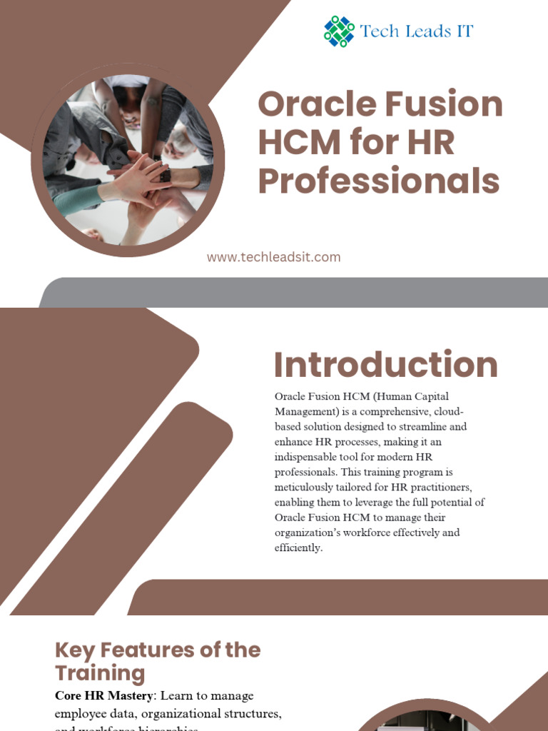 Oracle Fusion HCM For HR Professionals | PDF | Human Resource ...