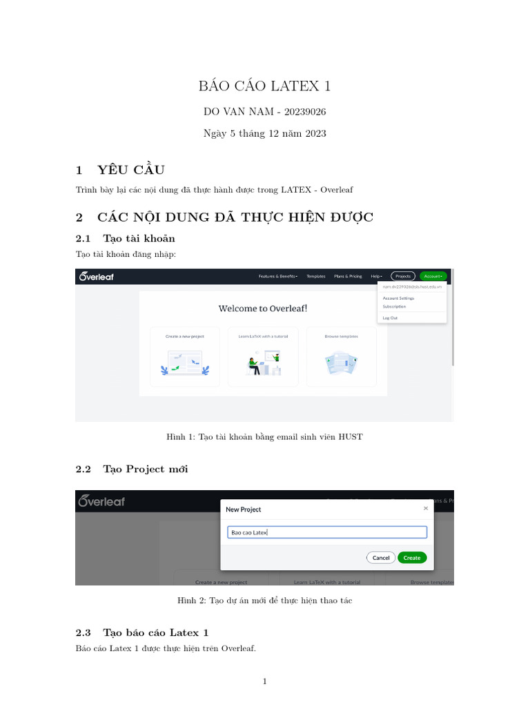 Báo Cáo Latex | PDF