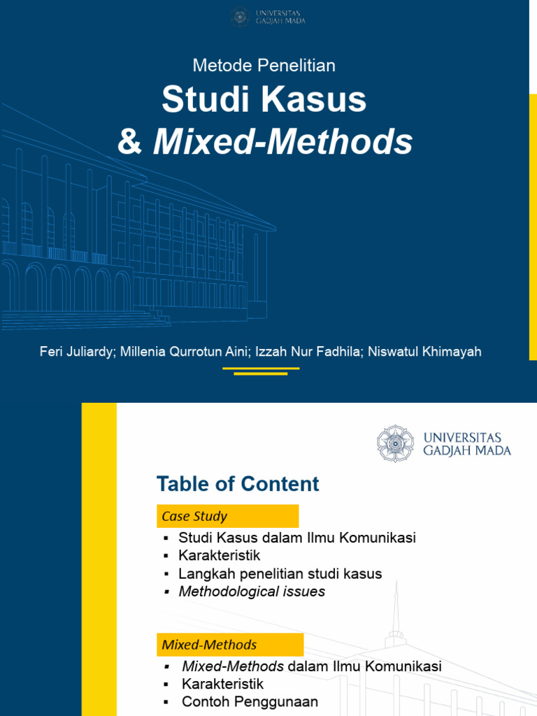 Presentasi Metode Riset | PDF