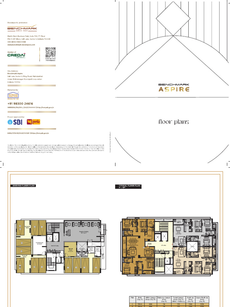 Aspire Benchmark Floor Plan Leaflet 8.5x12 AW | PDF