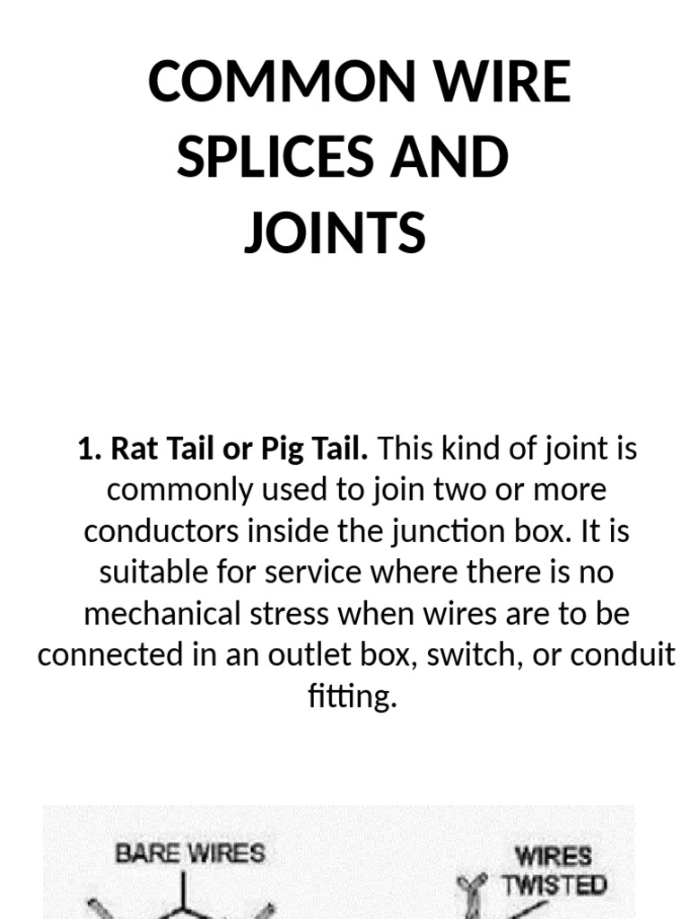Electrical Splices and Joints | PDF