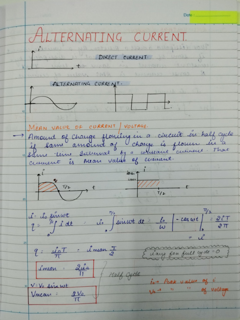 Alternating Current | PDF