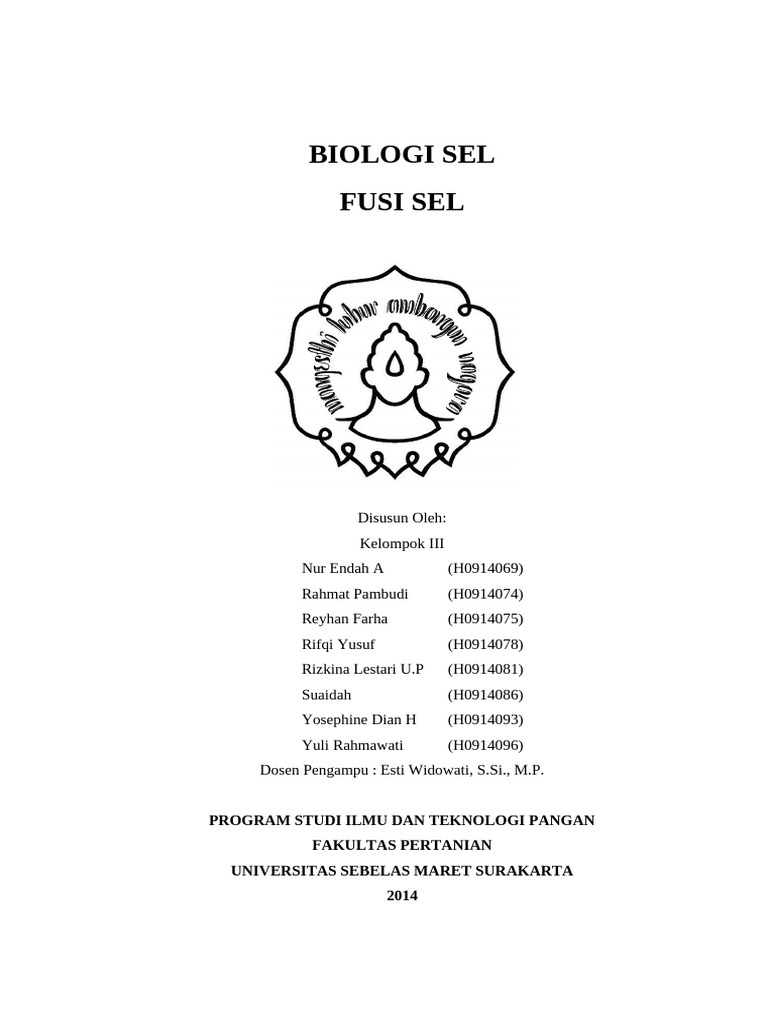 Fusi Sel Biologi Sel Ilmu Dan Teknologi | PDF