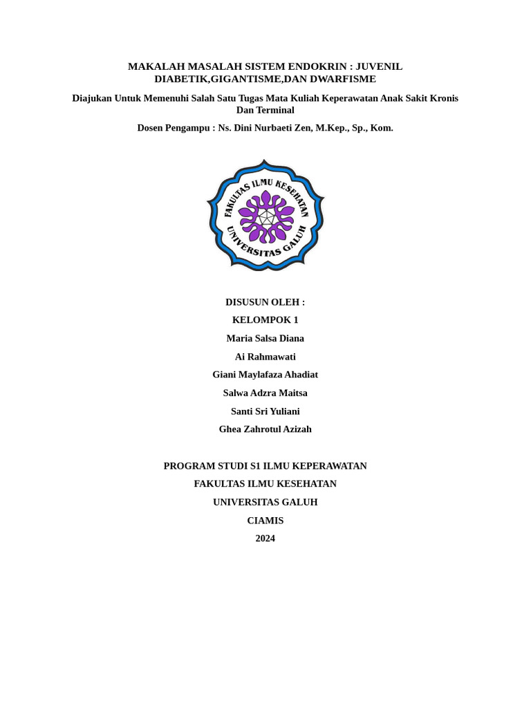 Tugas Kep Anak Sakit 1 | PDF