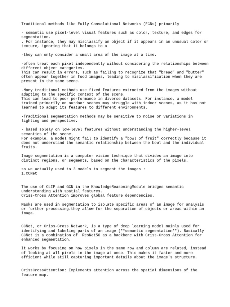 Traditional Methods Like Fully Conv | PDF | Image Segmentation | Image ...