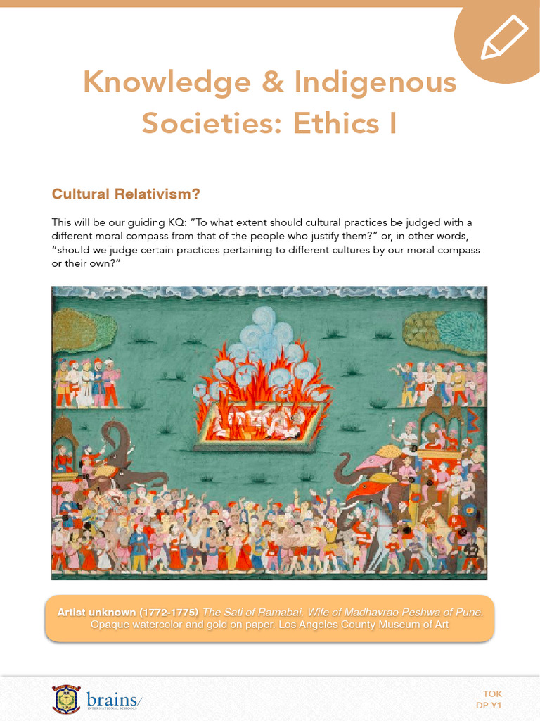 Knowledge IndigenousSocieties Ethics | PDF | Relativism | Morality