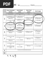 Scoring Guide For The Argument Task | PDF | Argument | Logic