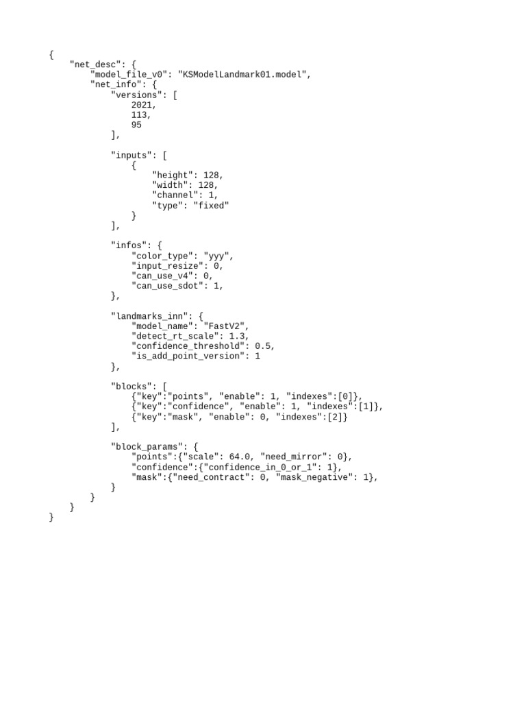 KSModelLandmark01.Model Desc | PDF