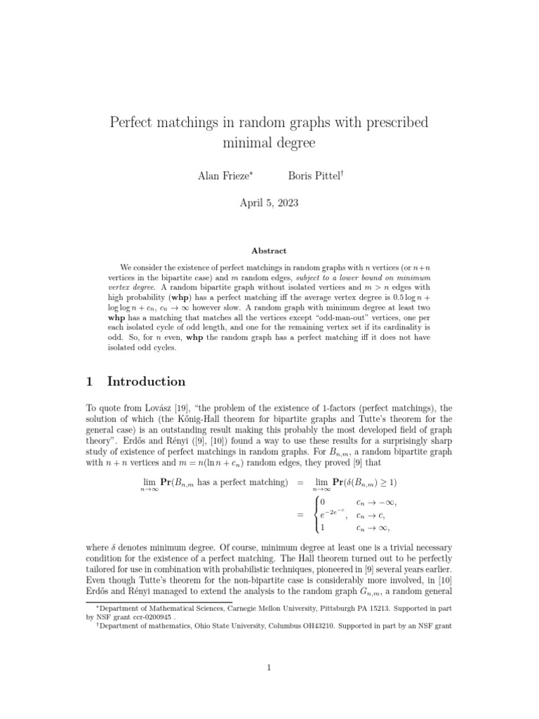 Match Plus Non | PDF | Vertex (Graph Theory) | Mathematical Relations