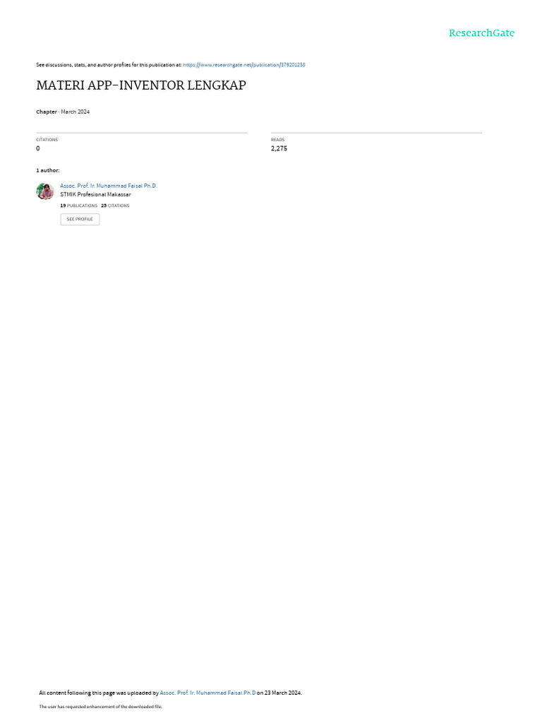Pengantar APP Inventor | PDF