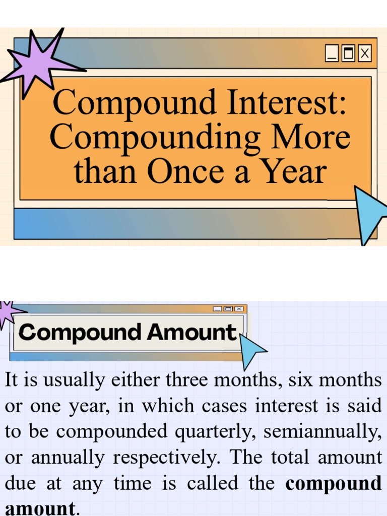 Compounding Periods in 10 Years | PDF | Compound Interest | Interest