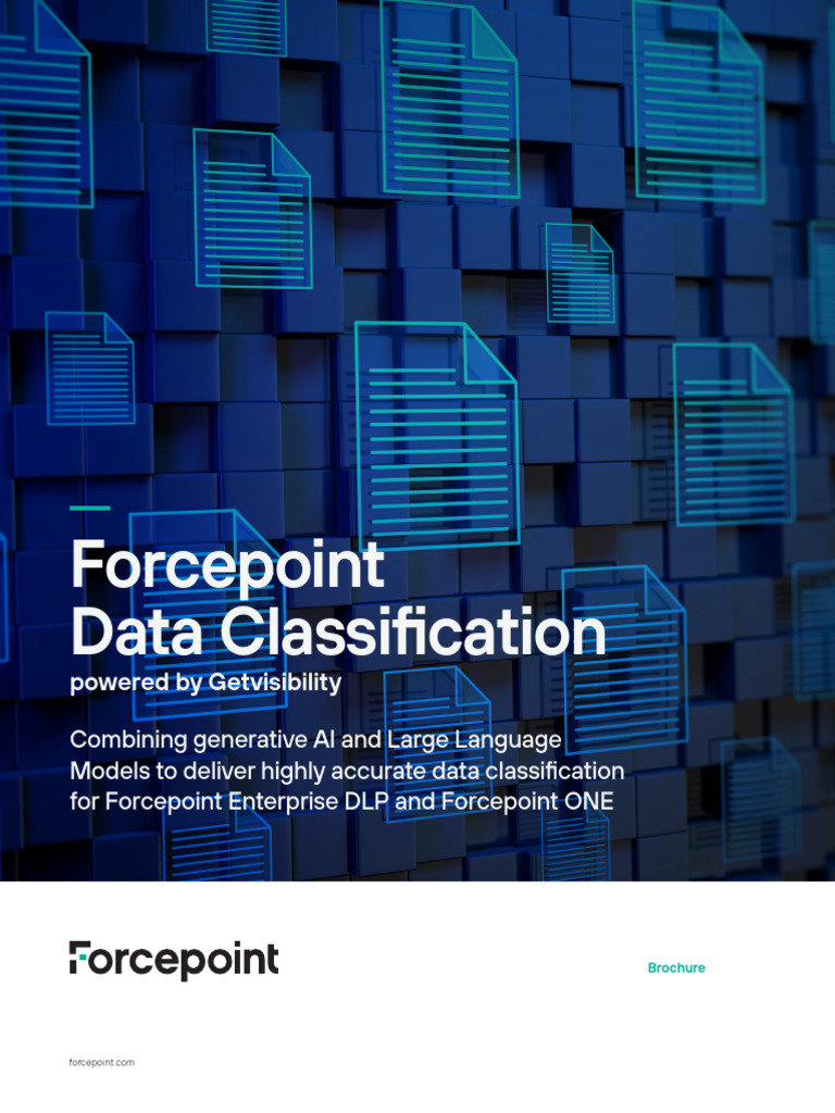 Brochure Forcepoint Data Classification en - 0 - 0 | PDF | Security | Computer Security