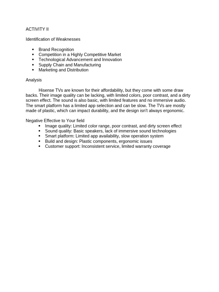 ACTIVITY 2 Analysis | PDF