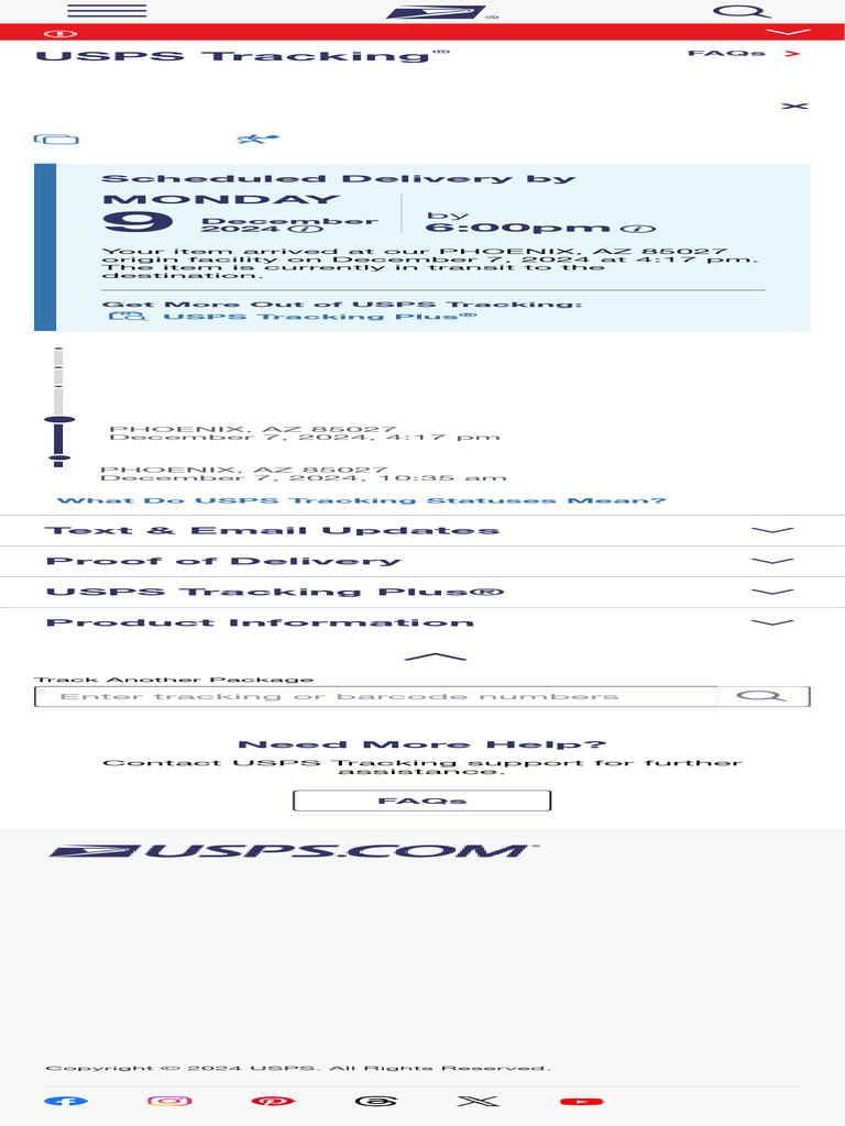 USPS.com® - USPS Tracking® Results | PDF | United States Postal Service ...