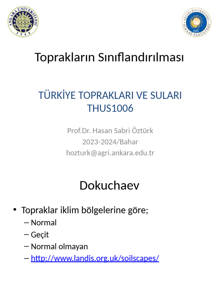 Hafta 4 - Toprak Sınıflaması | PDF