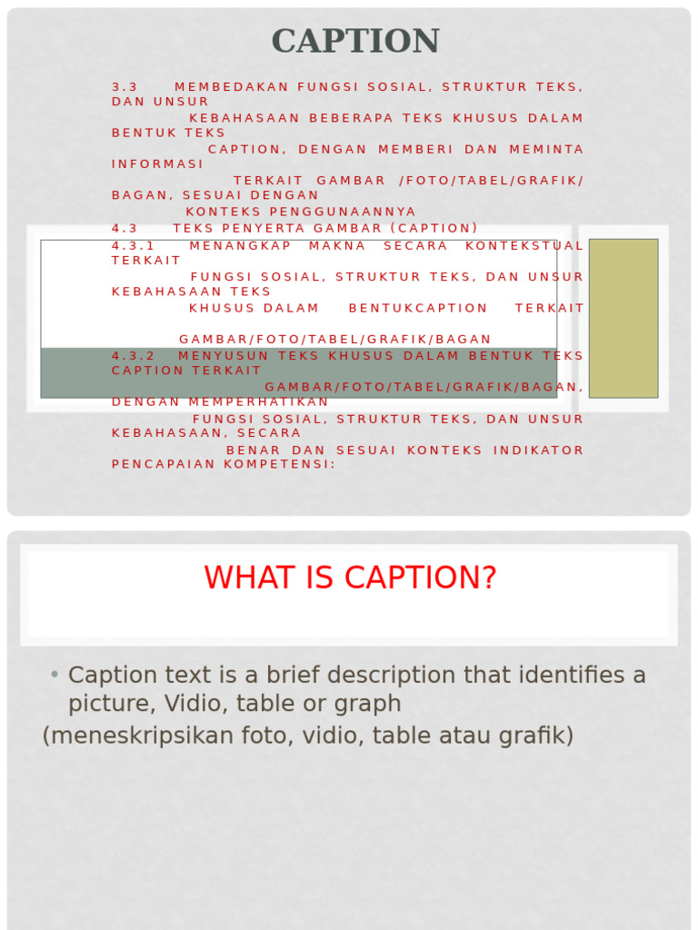 Caption Writing Techniques and Guidelines | PDF | Human Communication ...