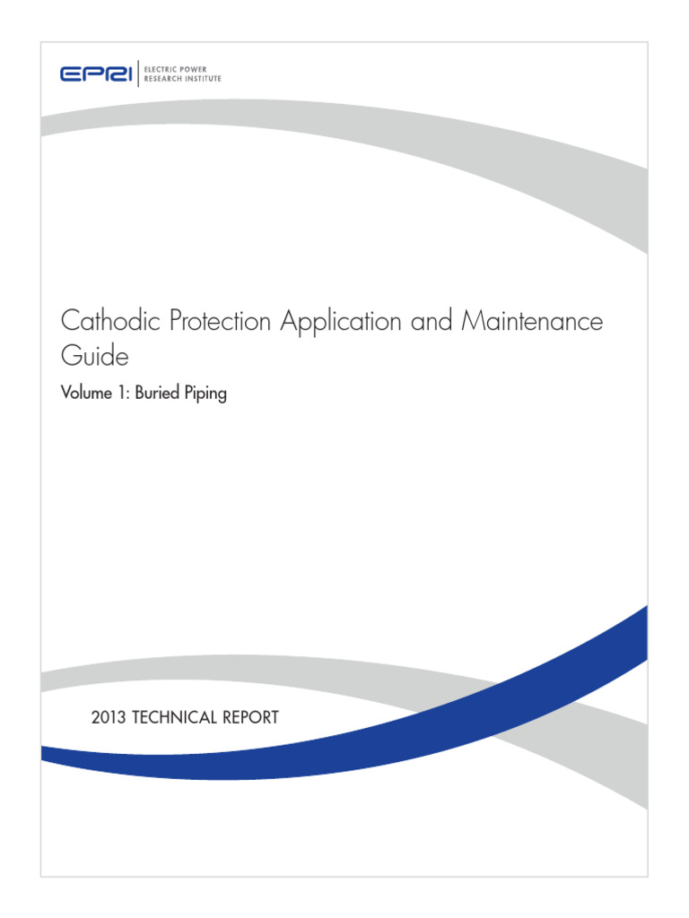Cathodic Protection Application and Maintenance Guide - Volume 1 and ...