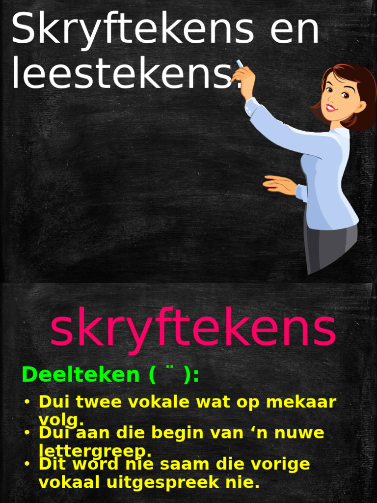 Skryf en Leestekens | PDF