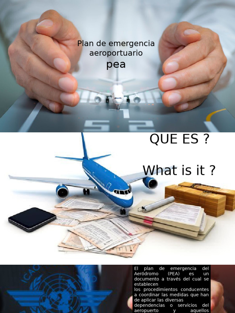 Plan de Emergencia Aeroportuario (PEA) | PDF