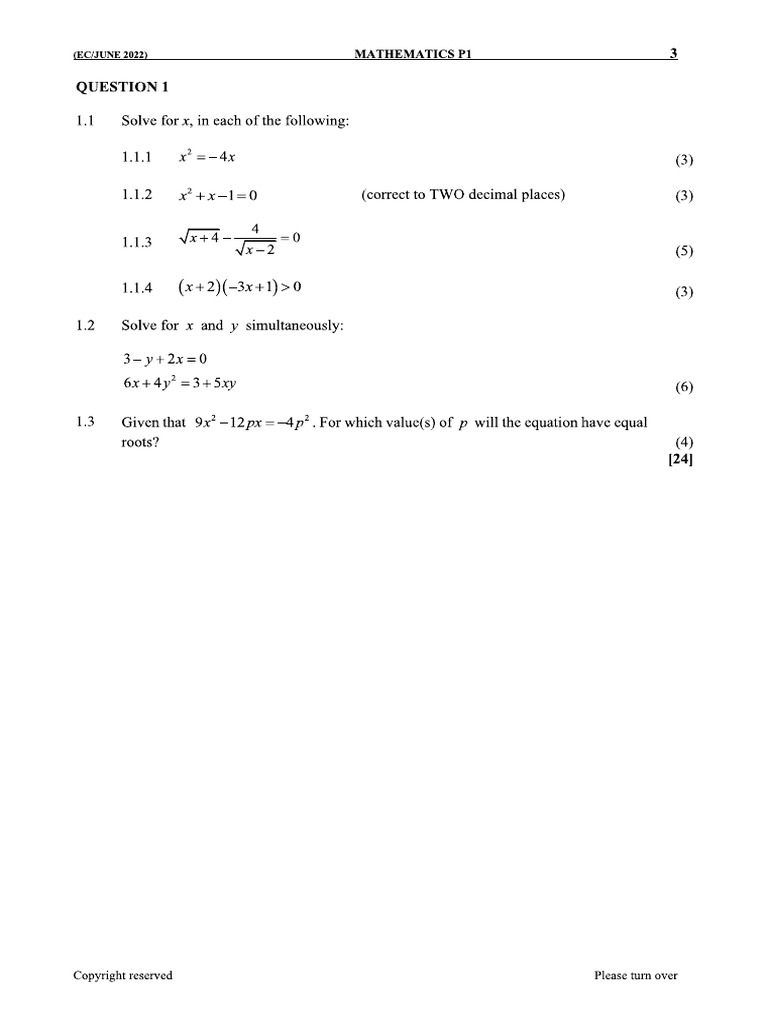 Paper 1 Ec June 2022 | PDF