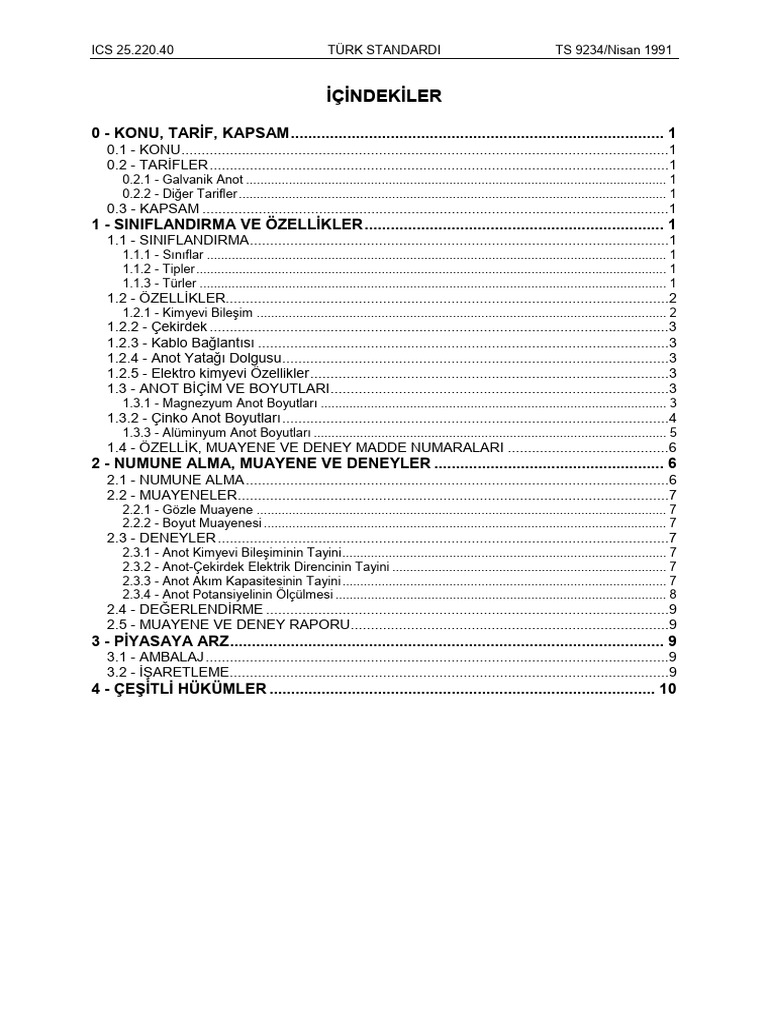 Ts 9234 Yeni̇ | PDF