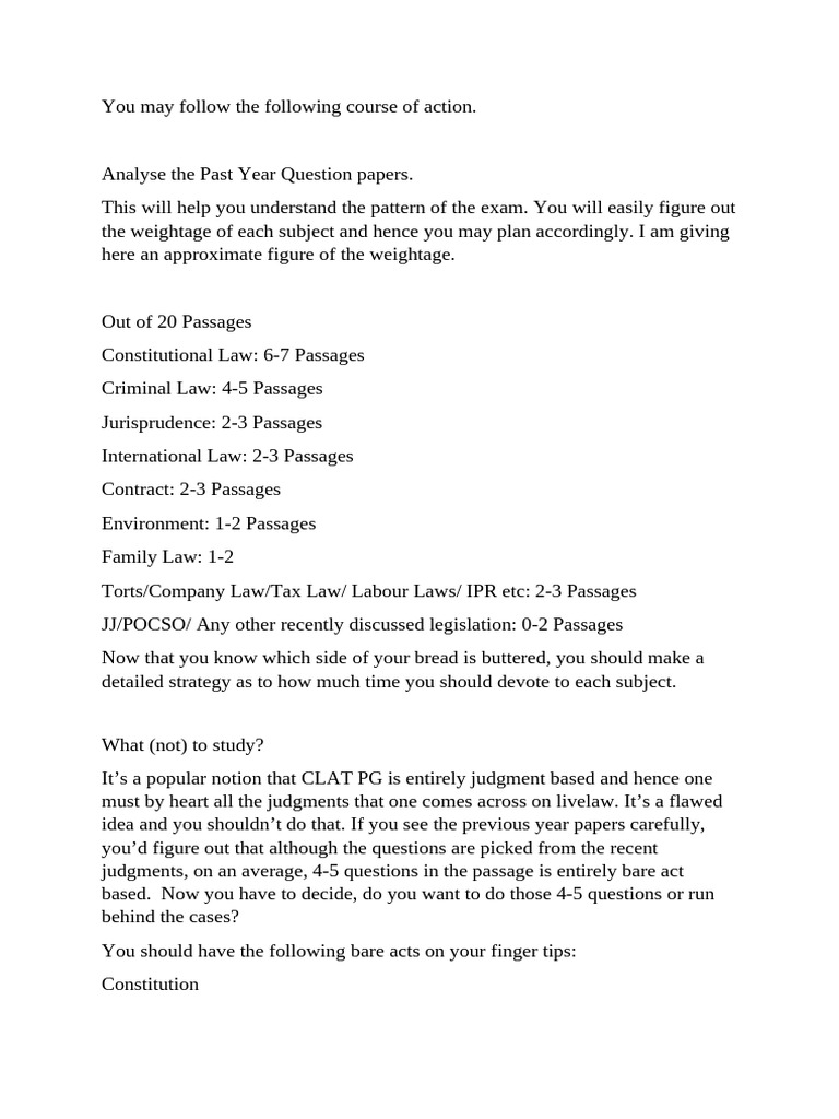 You May Follow The Following Course of Action | PDF | Legal Documents ...