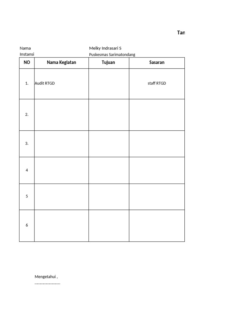 Workshop Audit Internal RTGD | PDF