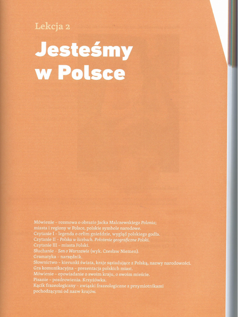 Z Polskim W Świat - Lekcja 2 | PDF