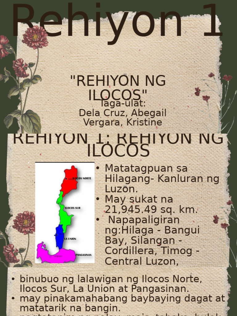 Rehiyon 1 PPT Panitikan Finals | PDF