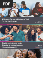 Intensive Form For Afrikaans | PDF
