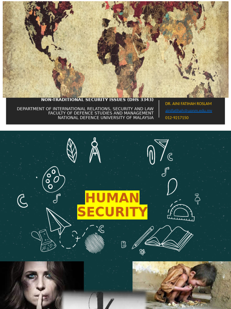 Week 3 - Non-Traditional Security - Dhs3343 | PDF | Human Rights | Human Security