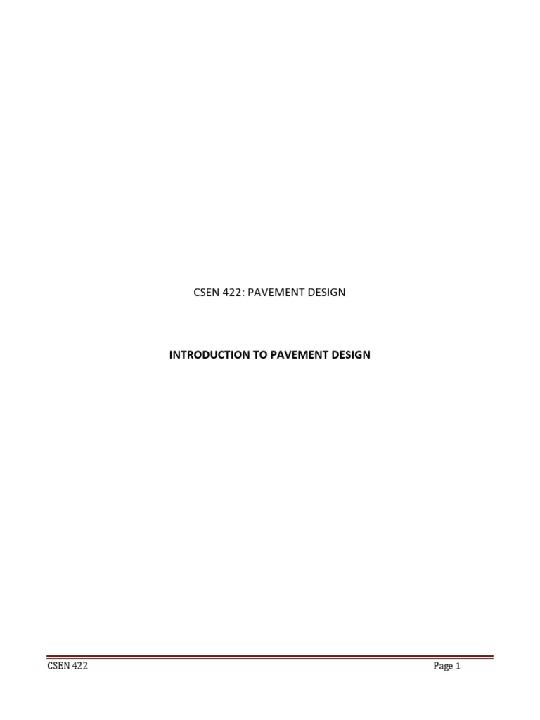 Overview of Pavement Design Types | PDF | Road Surface | Concrete