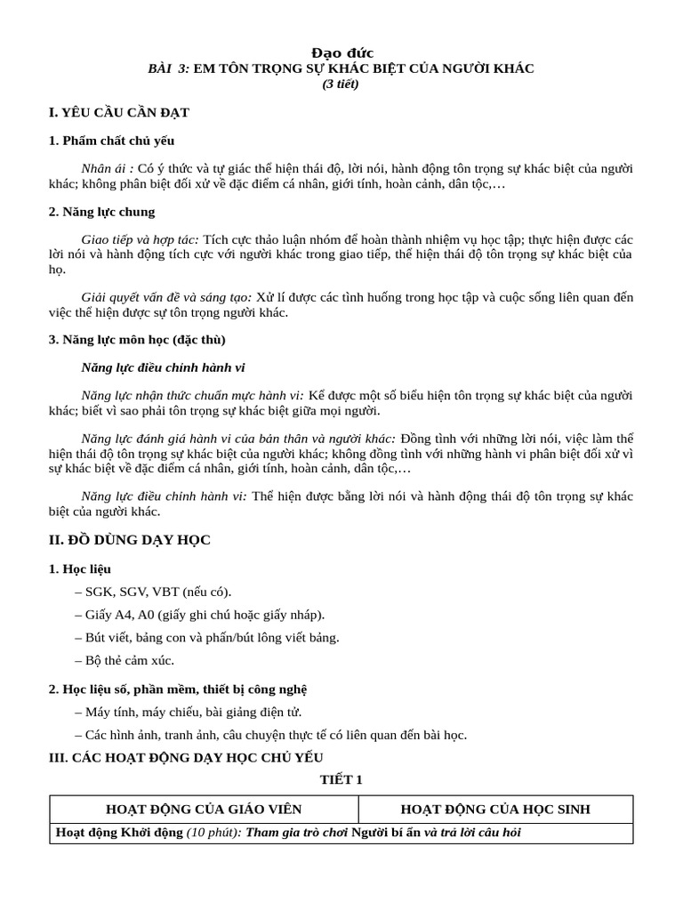 KHBD -ĐẠO ĐỨC-TUẦN 6_LỚP 5_CTST | PDF