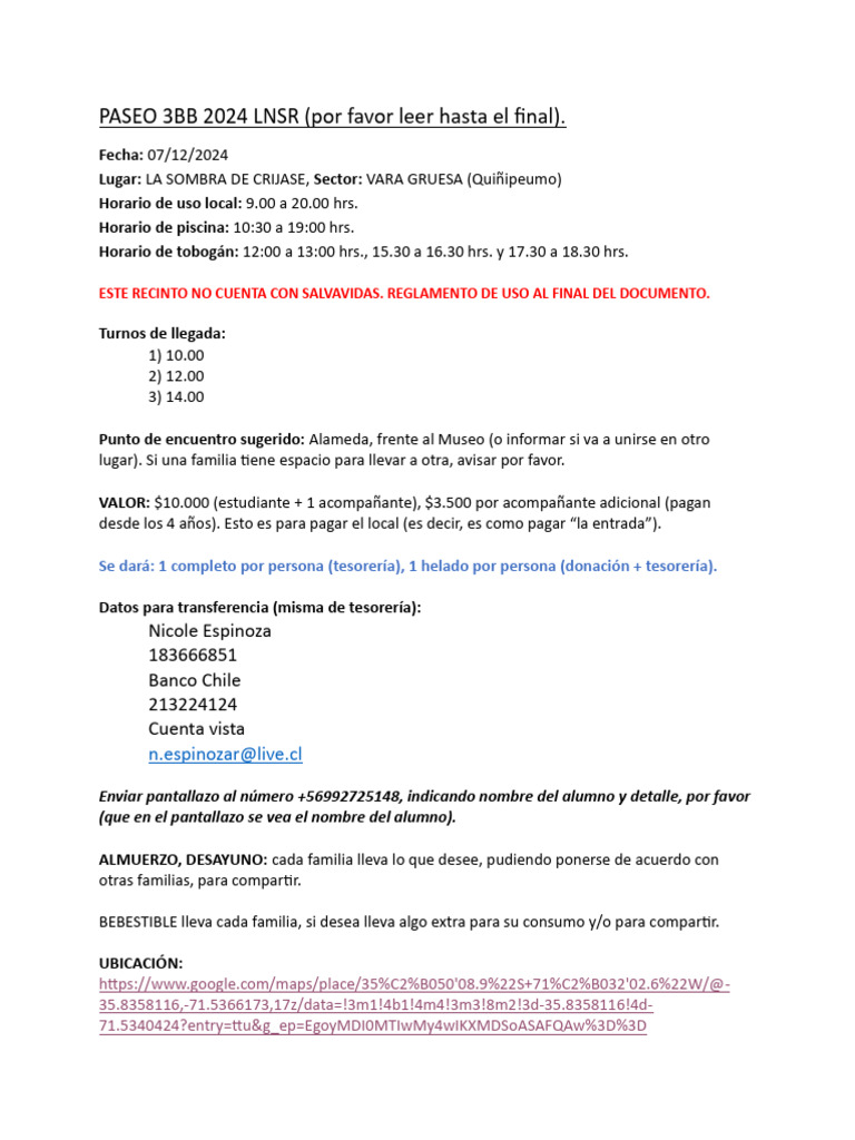 Info Paseo 3BB 2024 | PDF