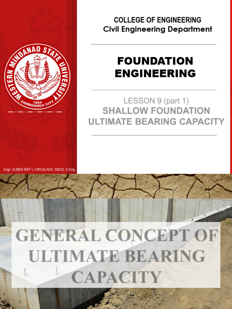 Foundation LESSON 9 PPT Part 1 | PDF | Earth Sciences | Structural Engineering