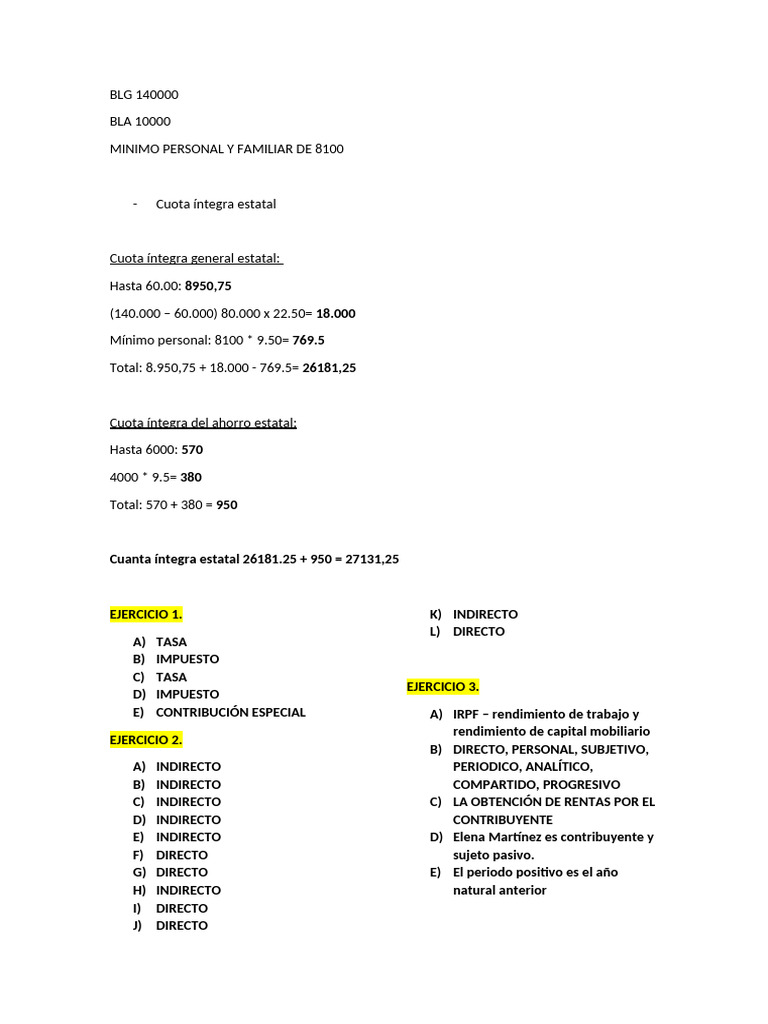 IRPF CUOTA INTEGRA | PDF