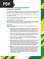 Quick Guide: Primary Survey Steps | PDF | Emergency Medical Services ...