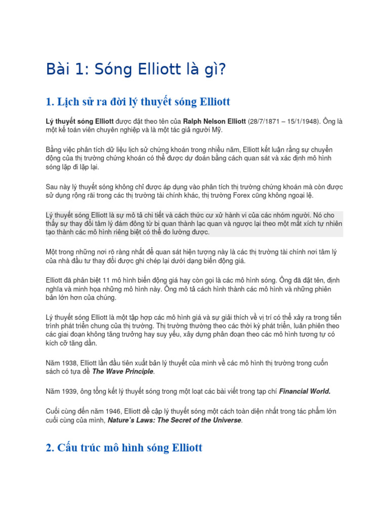 Sóng Elliott | PDF