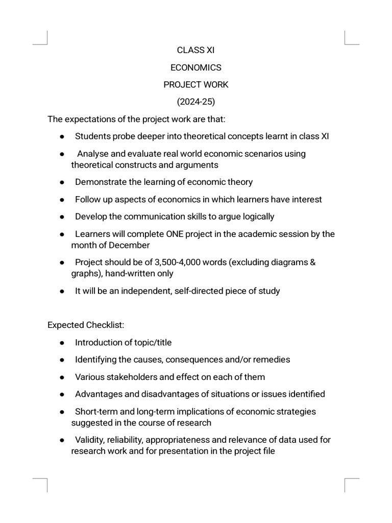 Xi Eco Project Work (2) | PDF | Economics | Market (Economics)
