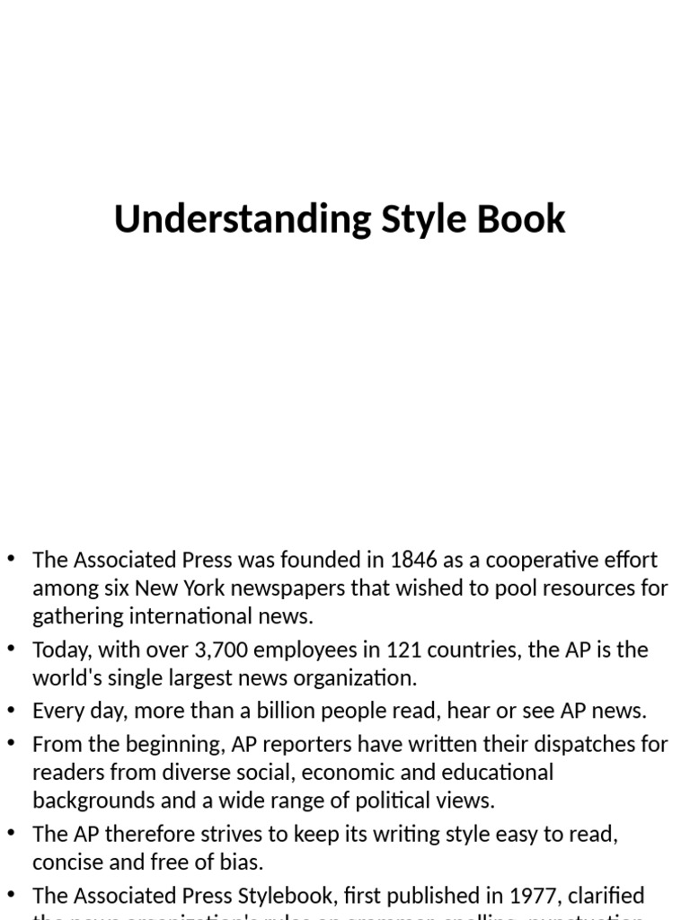 Understanding Style Book | PDF | Quotation Mark | Comma