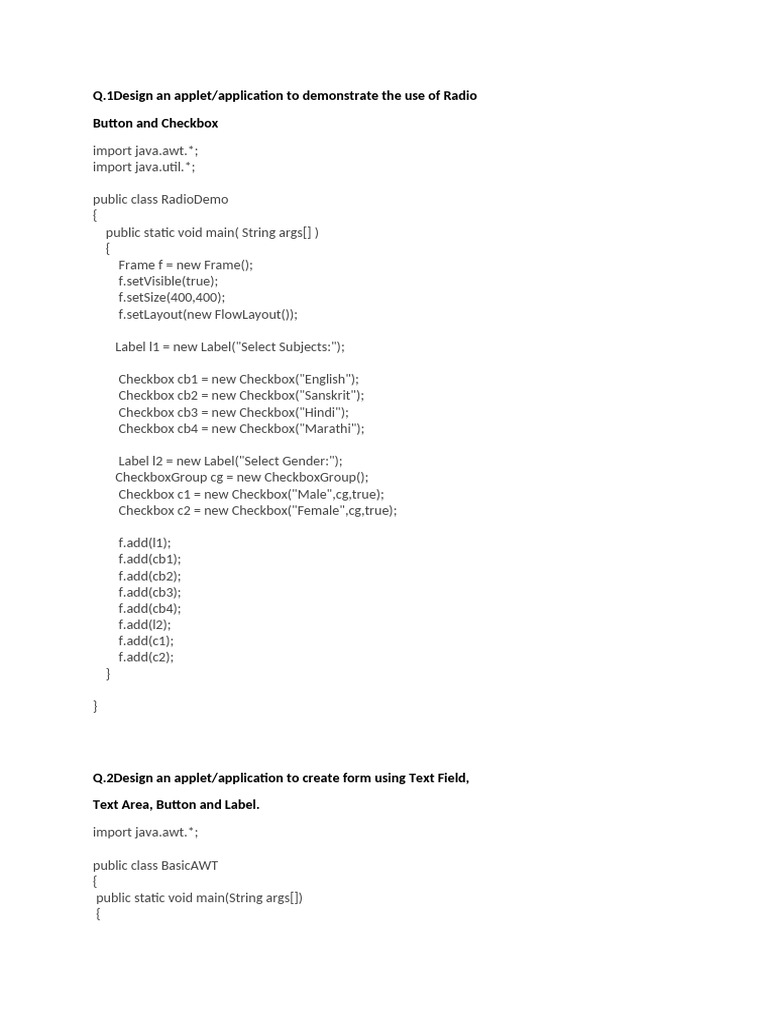 AJP practical | PDF | Computer Programming | Software AJP practical | PDF | Computer Programming | Software