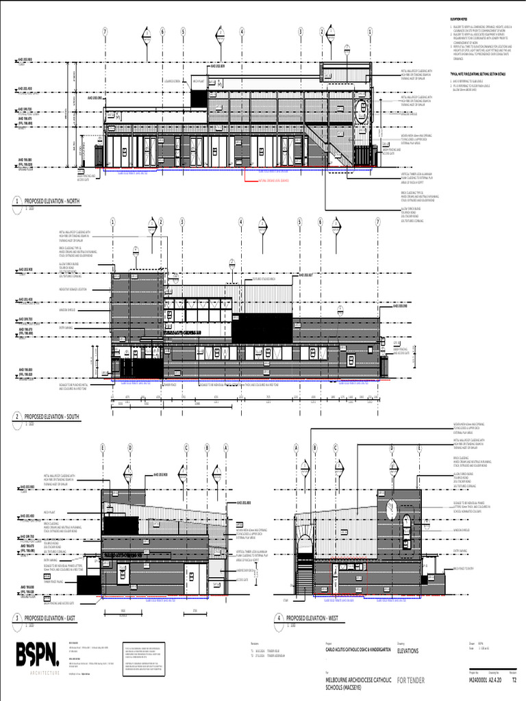 Proposed Elevations for Kindergarten Design | PDF | Building ...