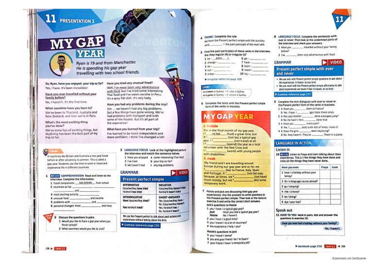 Present Perfect Experience | PDF